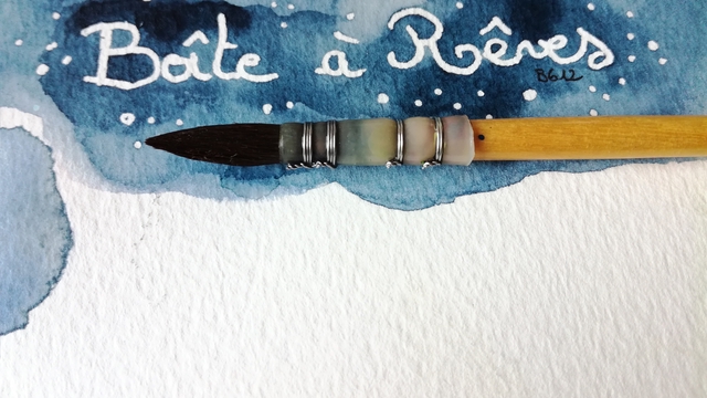Boîte à rêves Bijoux et aquarelle