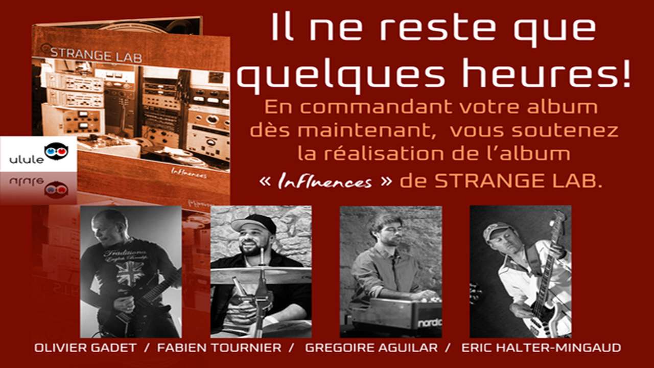 1er album du groupe STRANGE LAB "Influences" - Ulule
