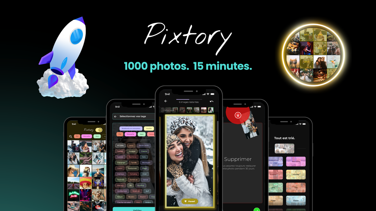 Pixtory : Triez vos photos.