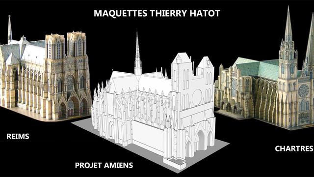 La cathédrale d'Amiens en maquette