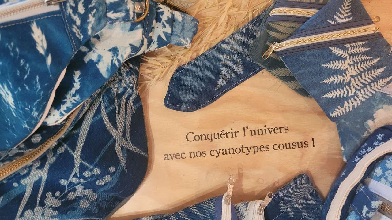 Un atelier partagé de Cyanotype & couture - Ulule