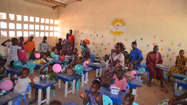 Une école maternelle au Togo