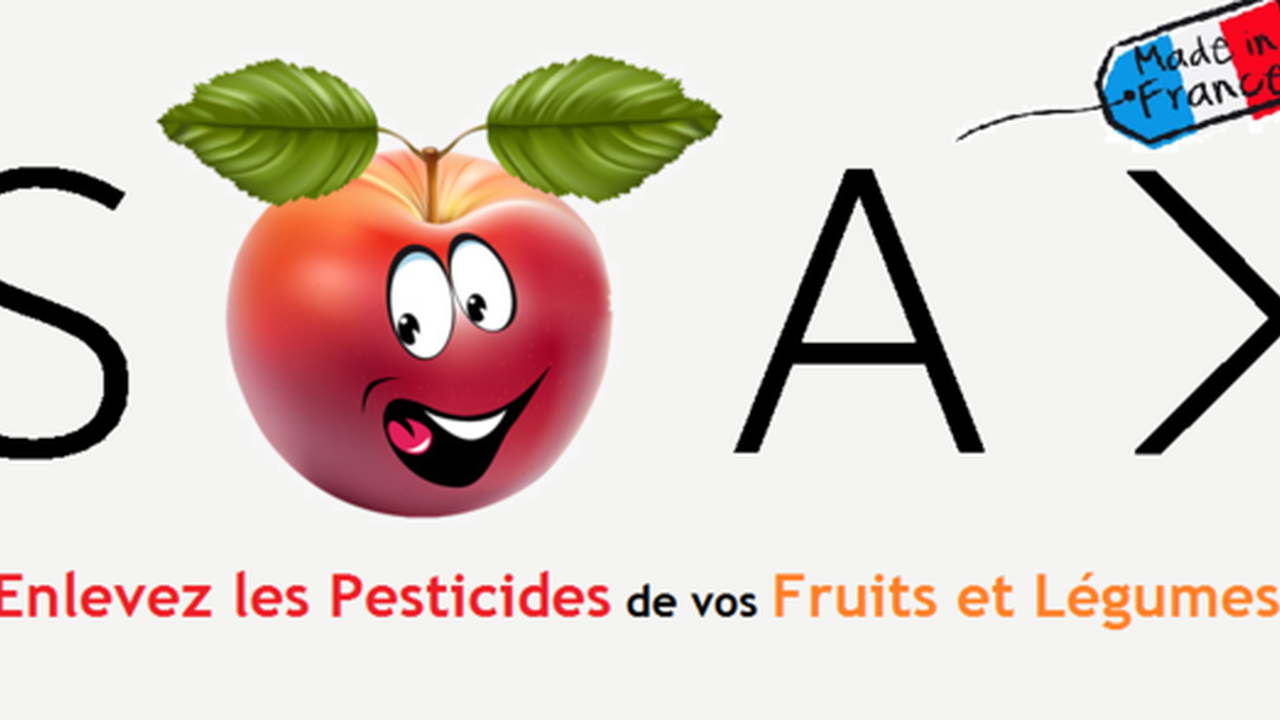 SOAK - Enlève les pesticides sur vos aliments
