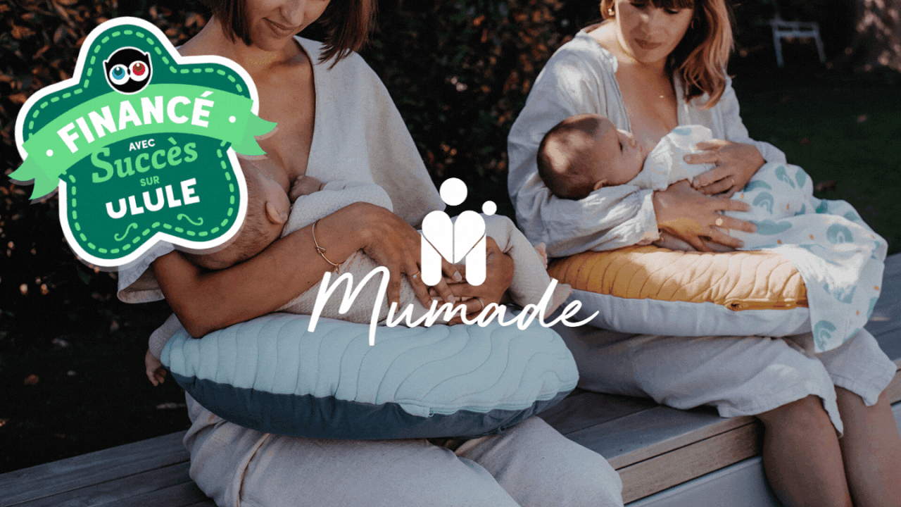 Mumade, le premier coussin d'allaitement gonflable