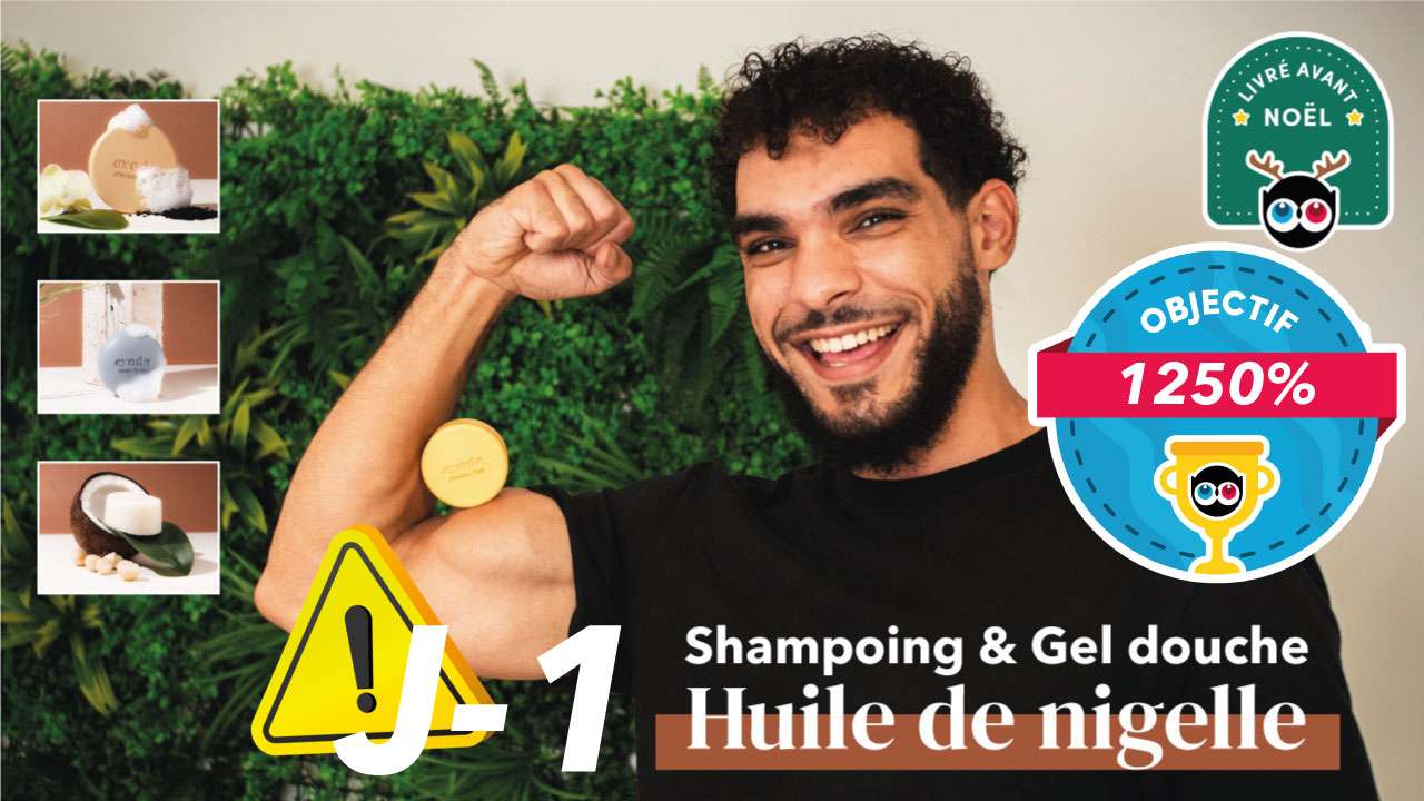 Fin dans 24H ⏱ : Shampoing & Gel douche huile de nigelle