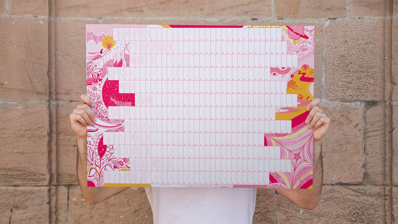 Illustrated Forever Calendar