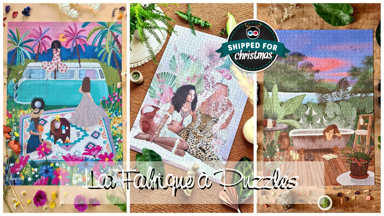 Beautiful illustrated and inspiring puzzles