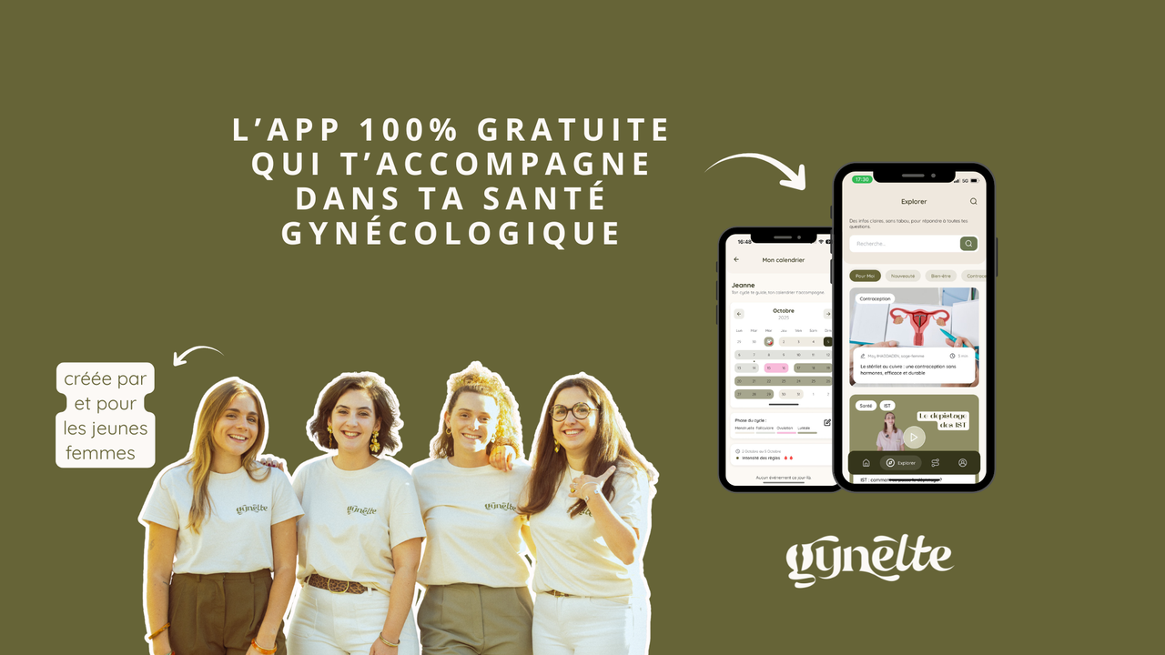 Gynette, l'application créée par et pour les jeunes femmes