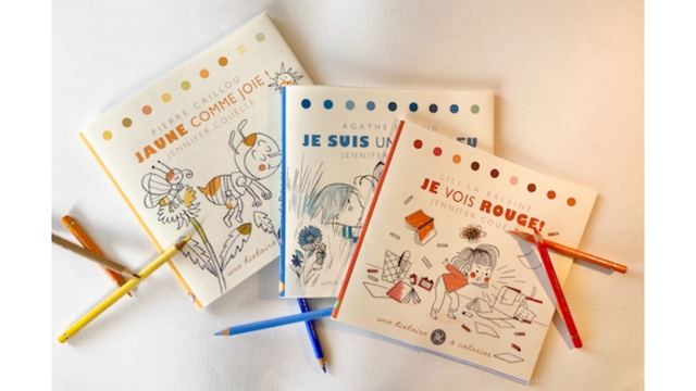 Bleu jaune rouge/ les histoires à colorier