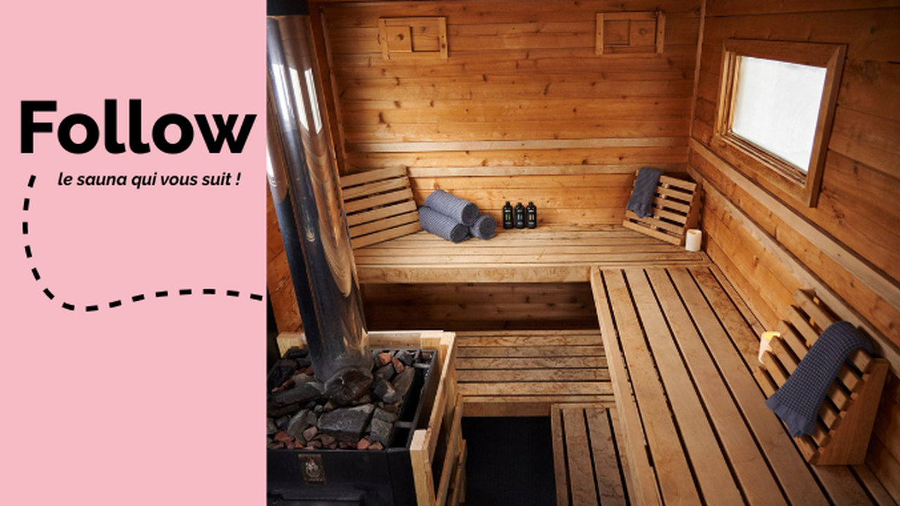 Follow, le sauna qui vous suit