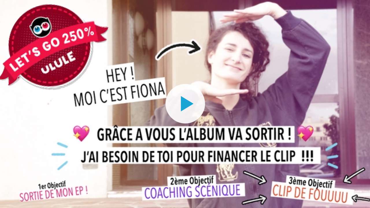 Sortie du 1er EP de FIONA - Ulule