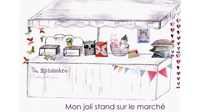 Un joli stand sur le marché à Die! - Ulule