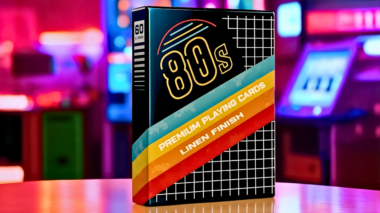 Jeu de cartes 80s : édition collector imprimée par USPCC