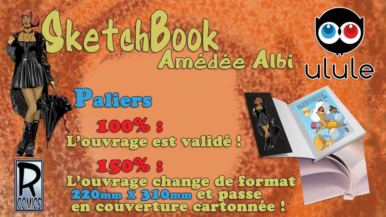 SketchBook pin-up - Ulule