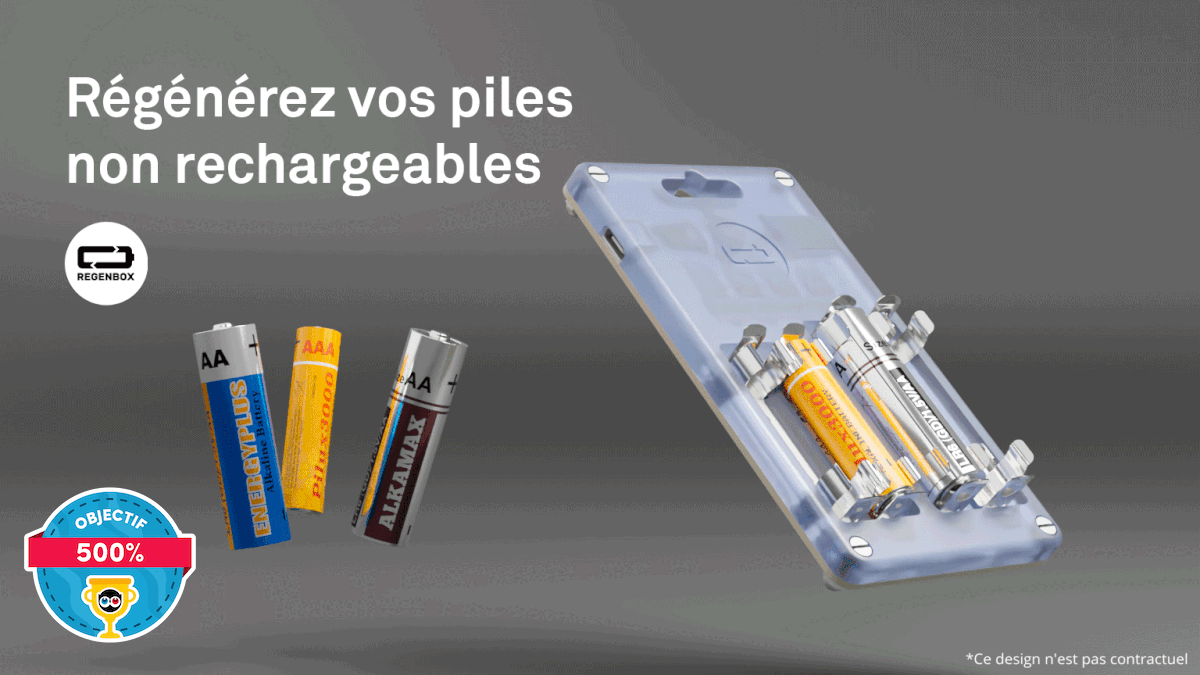 RegenBox : Régénérateur de piles alcalines - Ulule