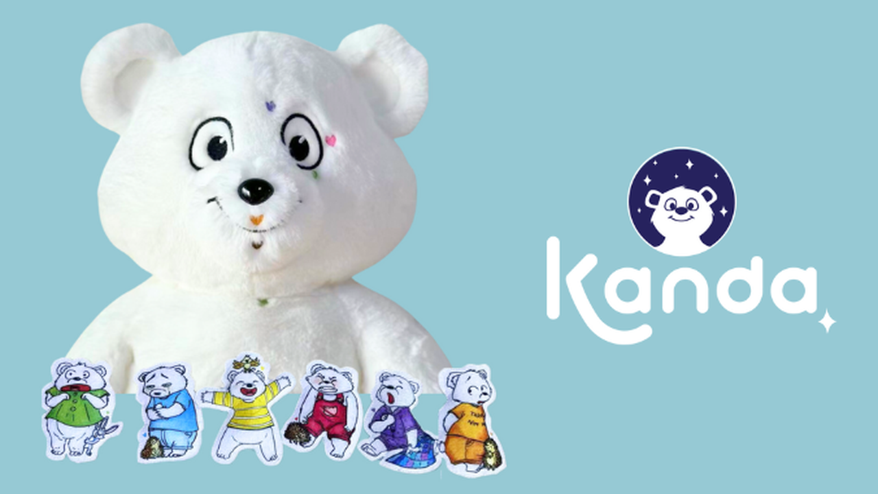 KANDA : l'ours en peluche d'acupression