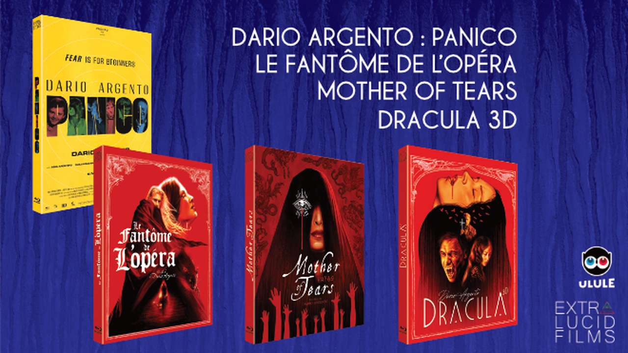 DARIO ARGENTO – 3 films en HD restaurée & 1 documentaire