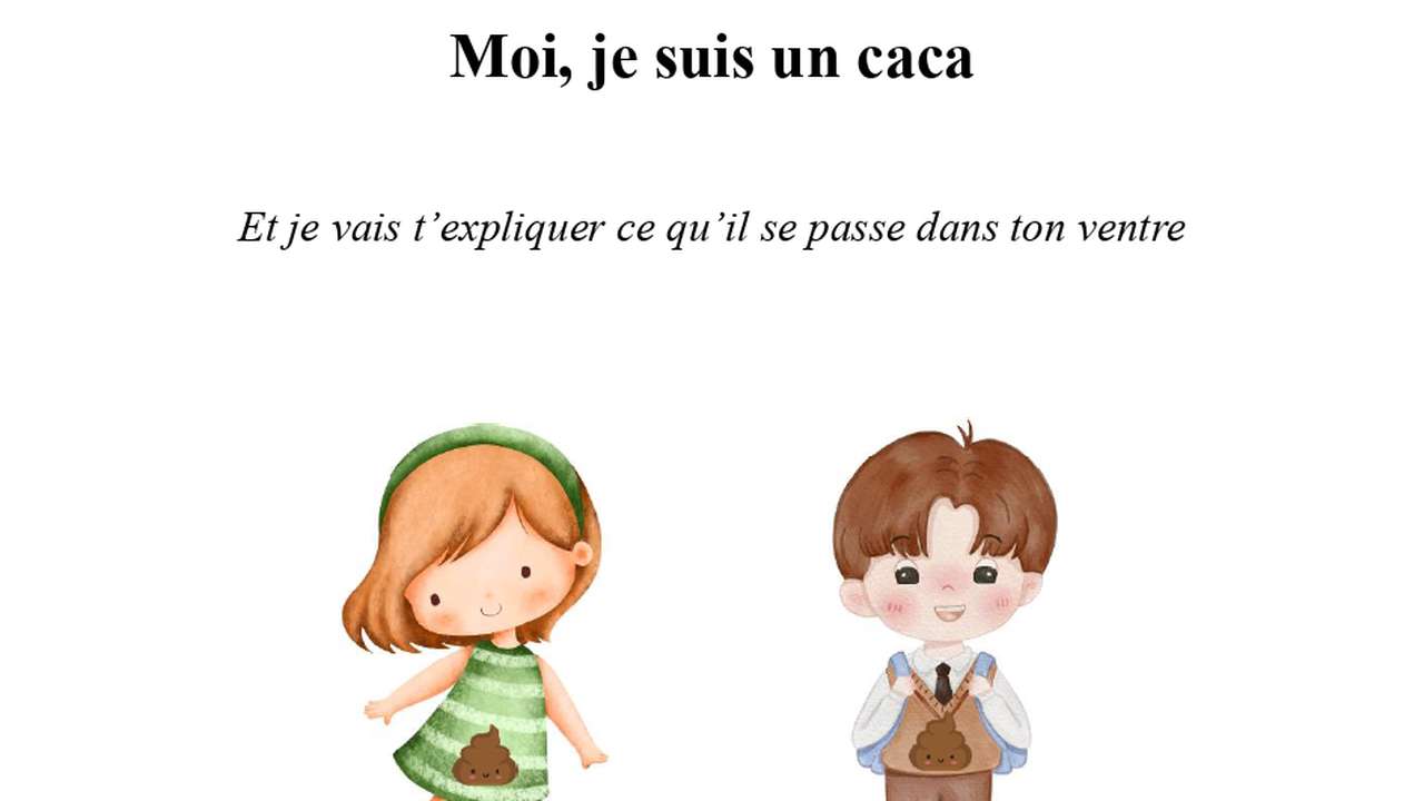 Livre jeunesse : Moi je suis un caca