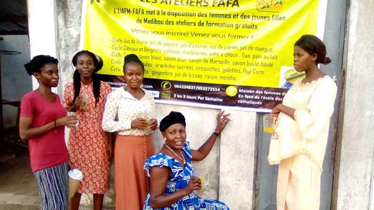 Practical Workshops For Young Women in Brazzaville