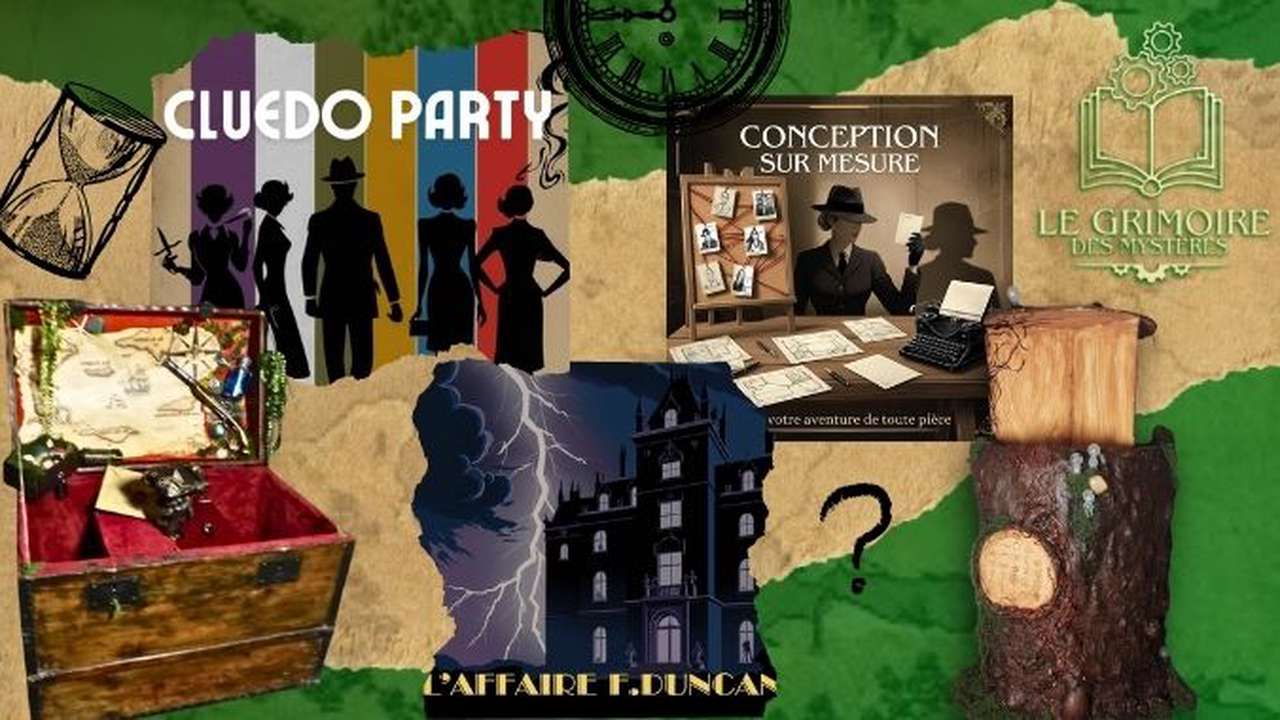 LE GRIMOIRE DES MYSTÈRES - Conception de jeux a énigmes