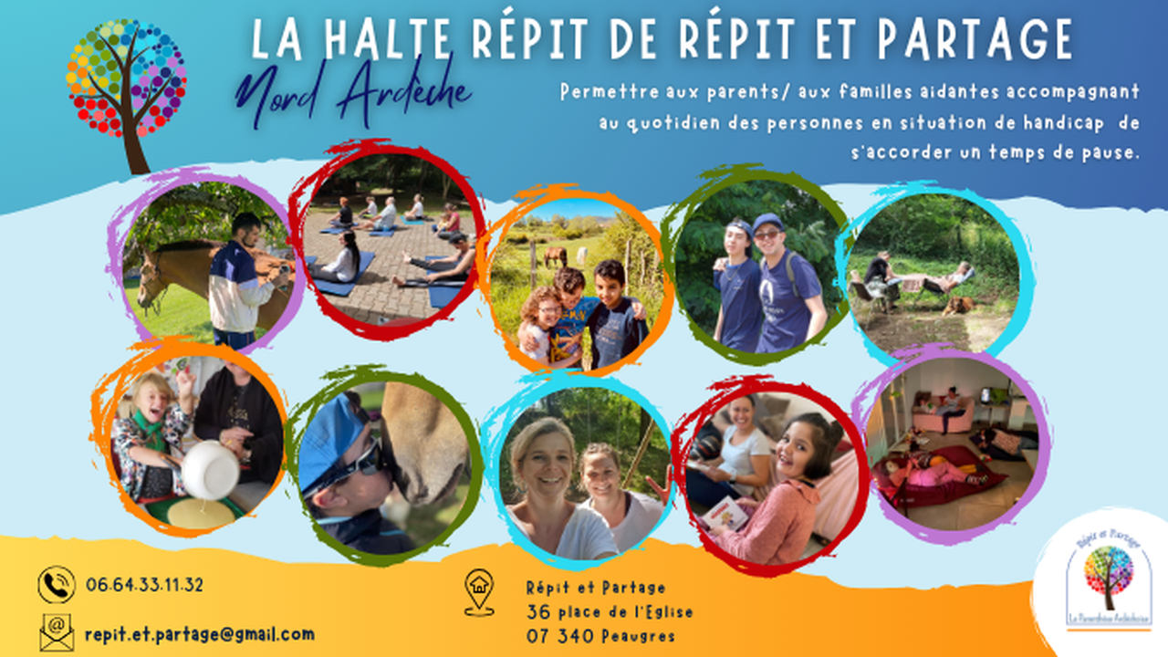 Du répit pour les aidants : Une Halte Répit en Nord Ardèche - Ulule