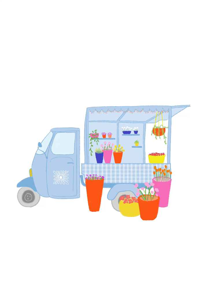 Un fleurs truck à Nantes 🛻💐