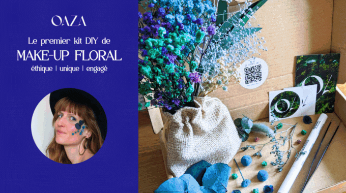 OAZA lance le premier kit de make-up floral