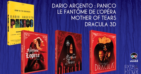 DARIO ARGENTO – 3 films en HD restaurée & 1 documentaire