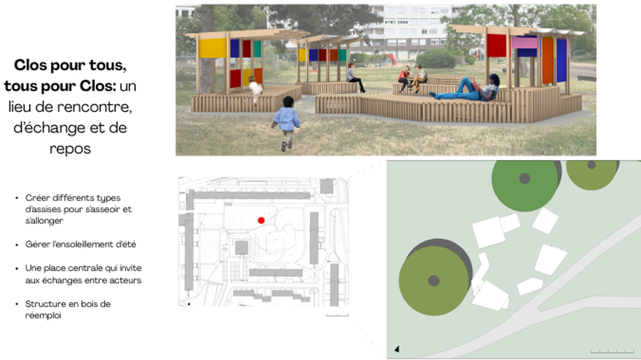 Un endroit de partage pour le Clos Français à Montreuil (93)