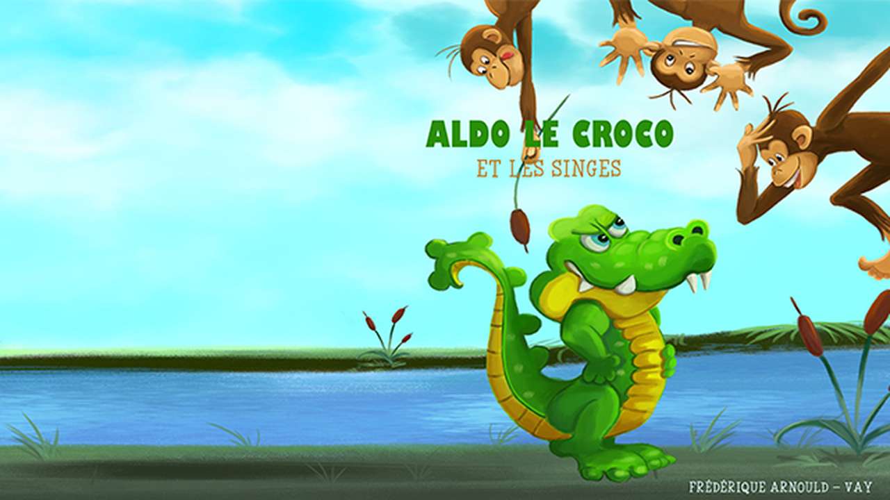 Aldo le croco et les singes