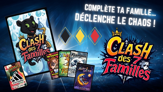 Clash des 7 familles - Jeu de cartes