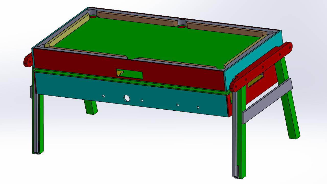 le BabyLlard (table baby foot et billard convertible)