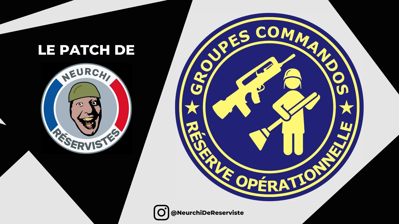 Le patch des commandos réservistes