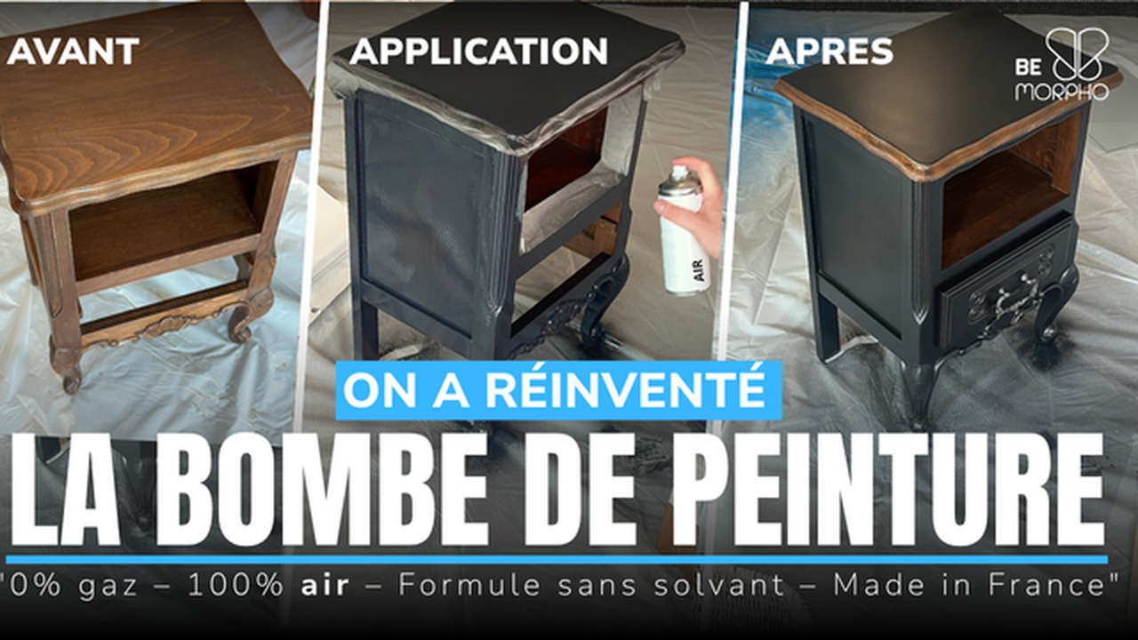 Be Morpho: La bombe de peinture saine - sans gaz ni solvants - Ulule