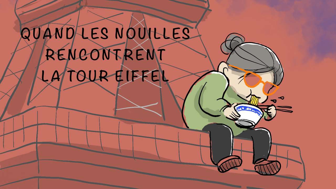 Quand les nouilles rencontrent la Tour Eiffel