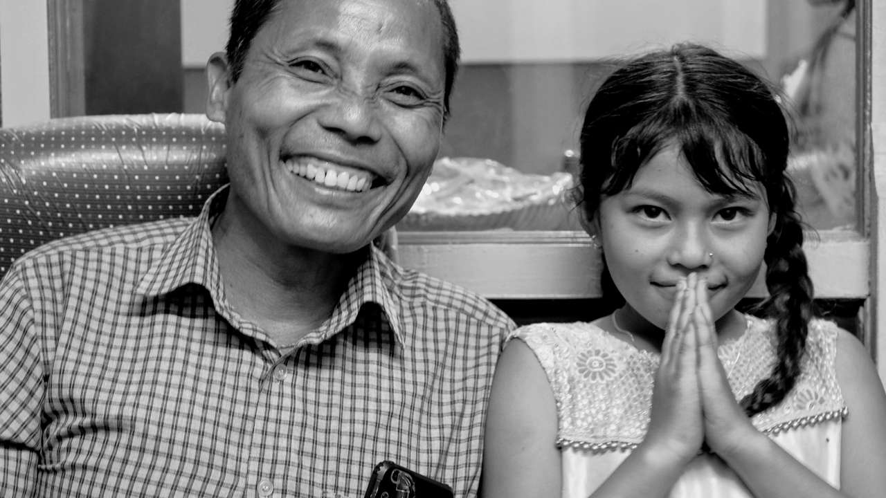 Sourire d'Himalaya