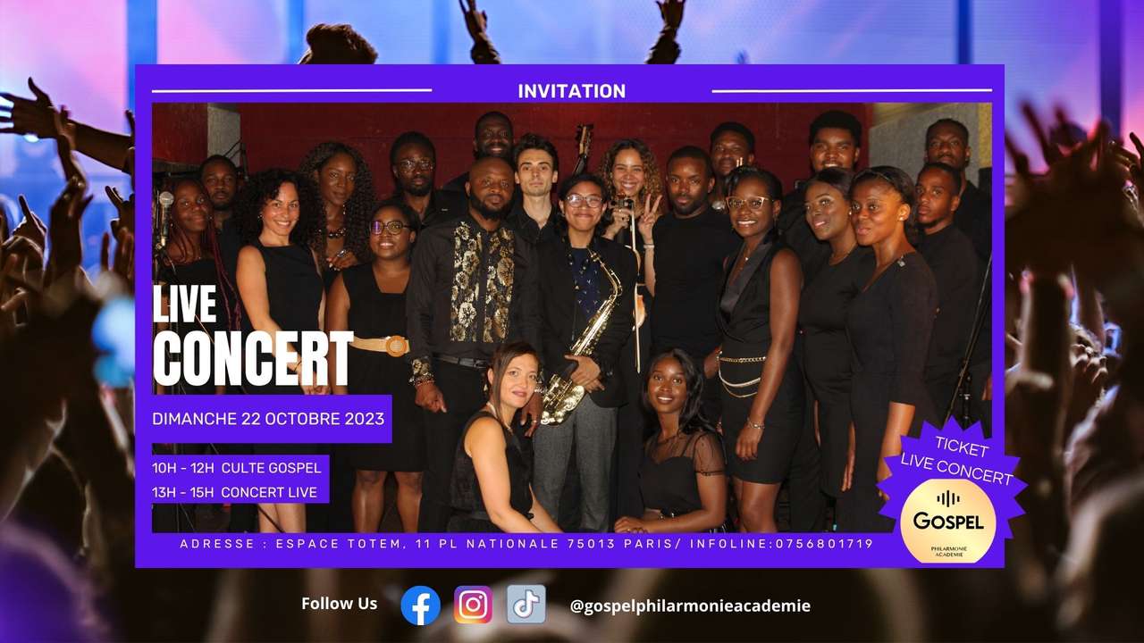 Soutenez les Talents de la GOSPEL Music ! Concerts,Album...