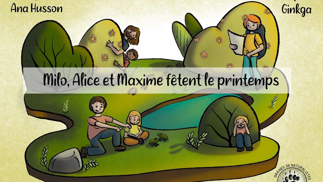 Milo, Alice et Maxime fêtent le printemps