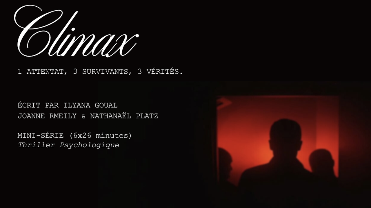 Soutenez CLIMAX, mini-série de fin d’études EICAR - Ulule