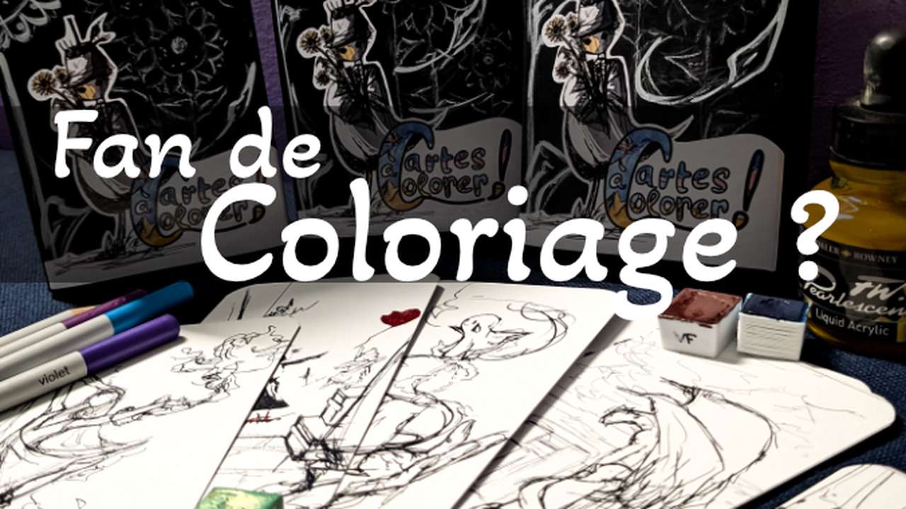 24 cartes à colorier - Ulule