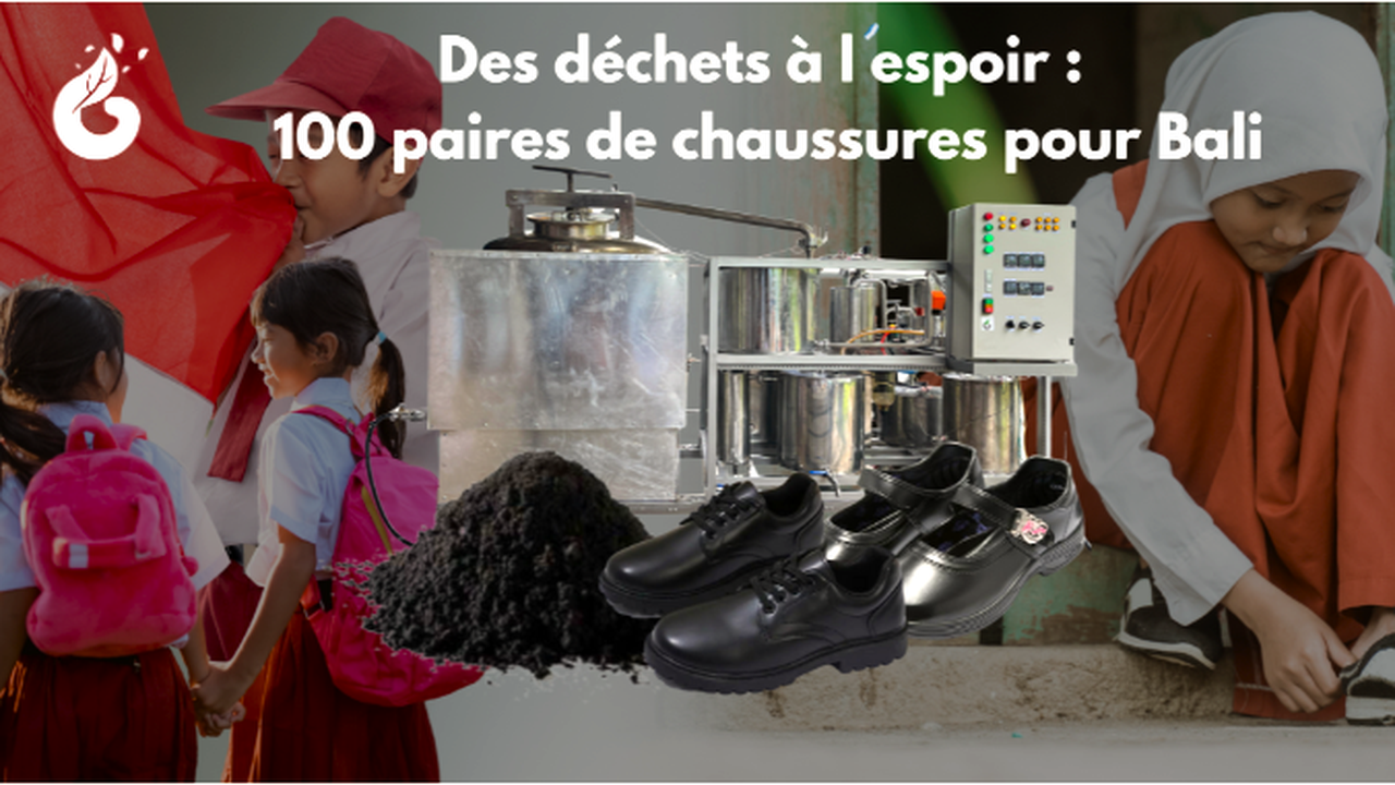 Des déchets à l’espoir : 100 paires de chaussures pour Bali