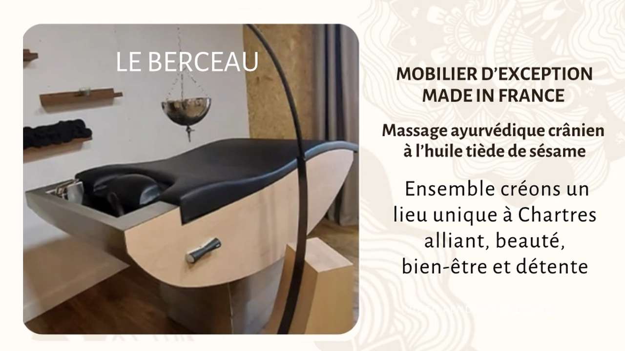 Le Berceau : mobilier d'exception pour massage crânien - Ulule