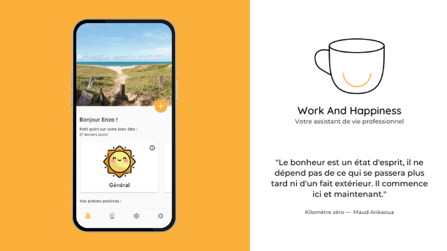 Work And Happiness - Votre assistant de vie professionnelle - Ulule