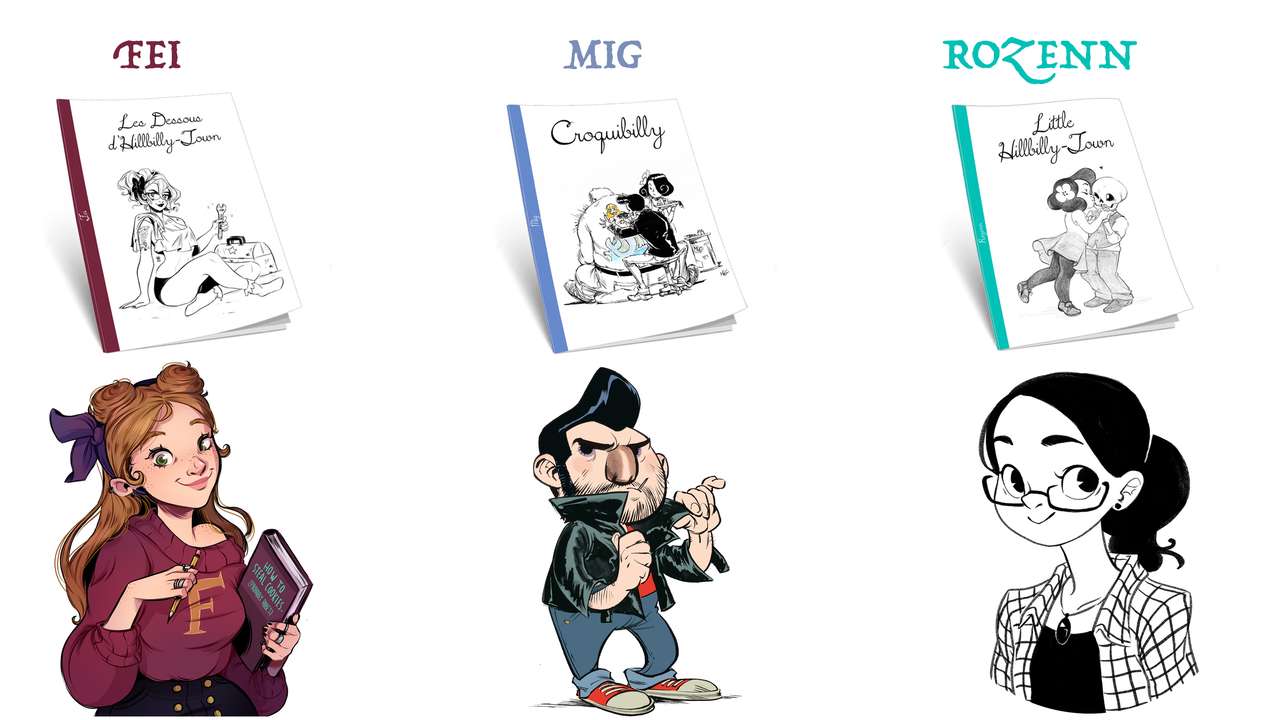 Les Sketchbooks du Collectif Rockabilly
