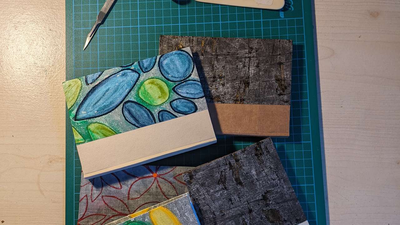 Mon atelier de reliure à Aghione, en Corse