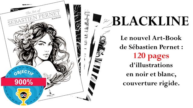 THE ART OF SEBASTIEN PERNET - BLACKLINE