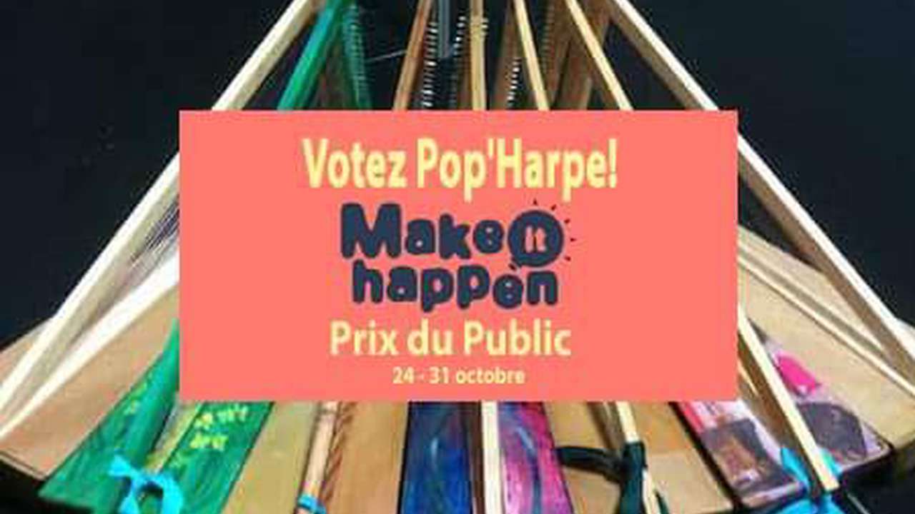 Les harpes en carton de Pop'harpe