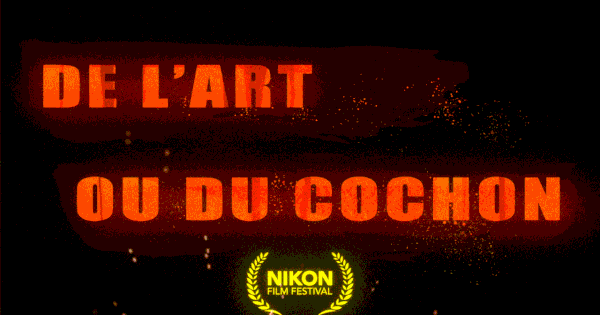 " De l'art ou du cochon " Court métrage Nikon Film Festival