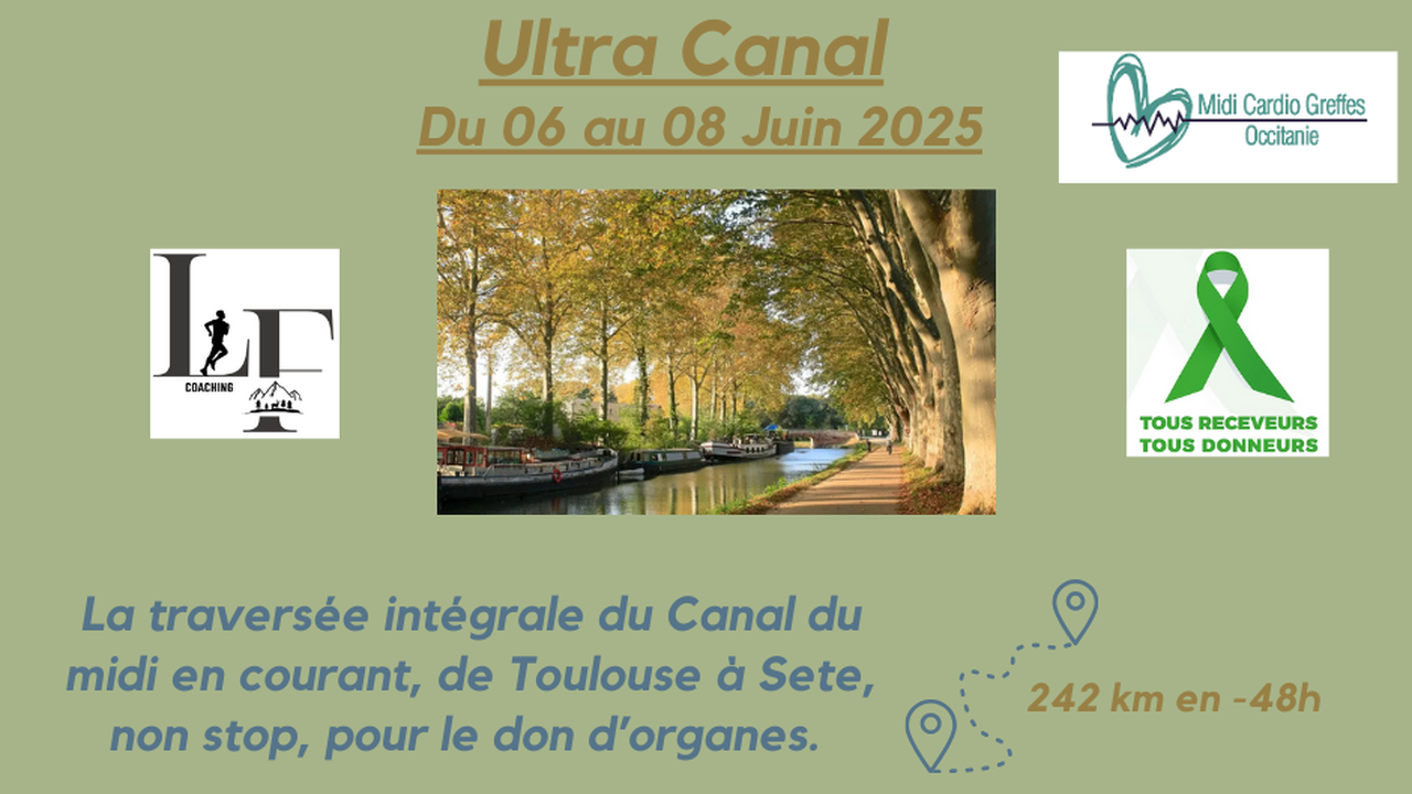 ULTRA CANAL (242 km de Toulouse à Sète en - 48h en courant)