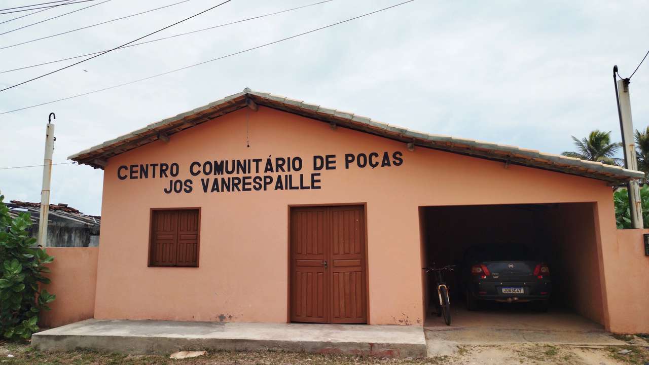 Le centre communautaire de Poças s'active